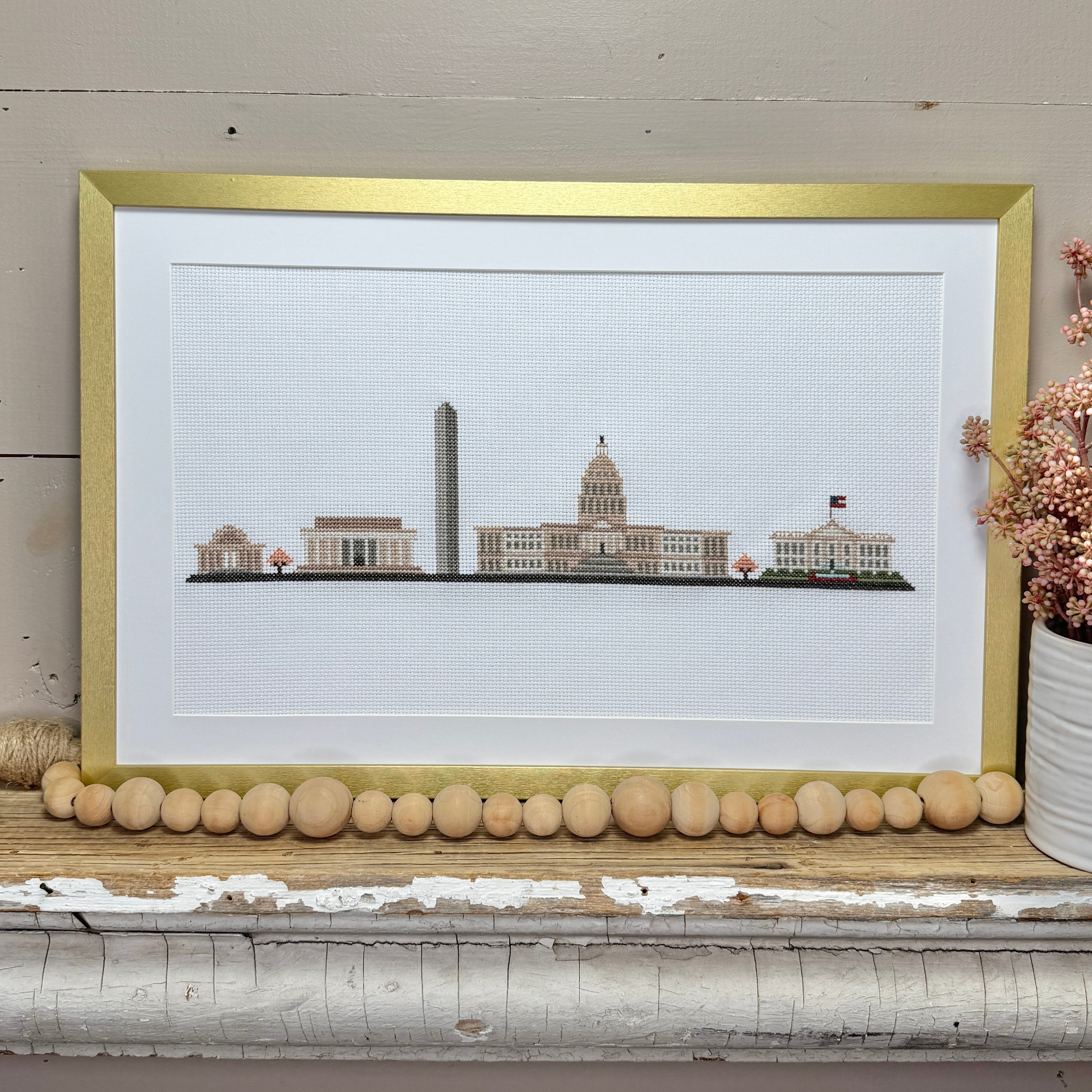 Charming Washington, D.C. Cityscape Pattern DOWNLOAD – Sew Charming ...